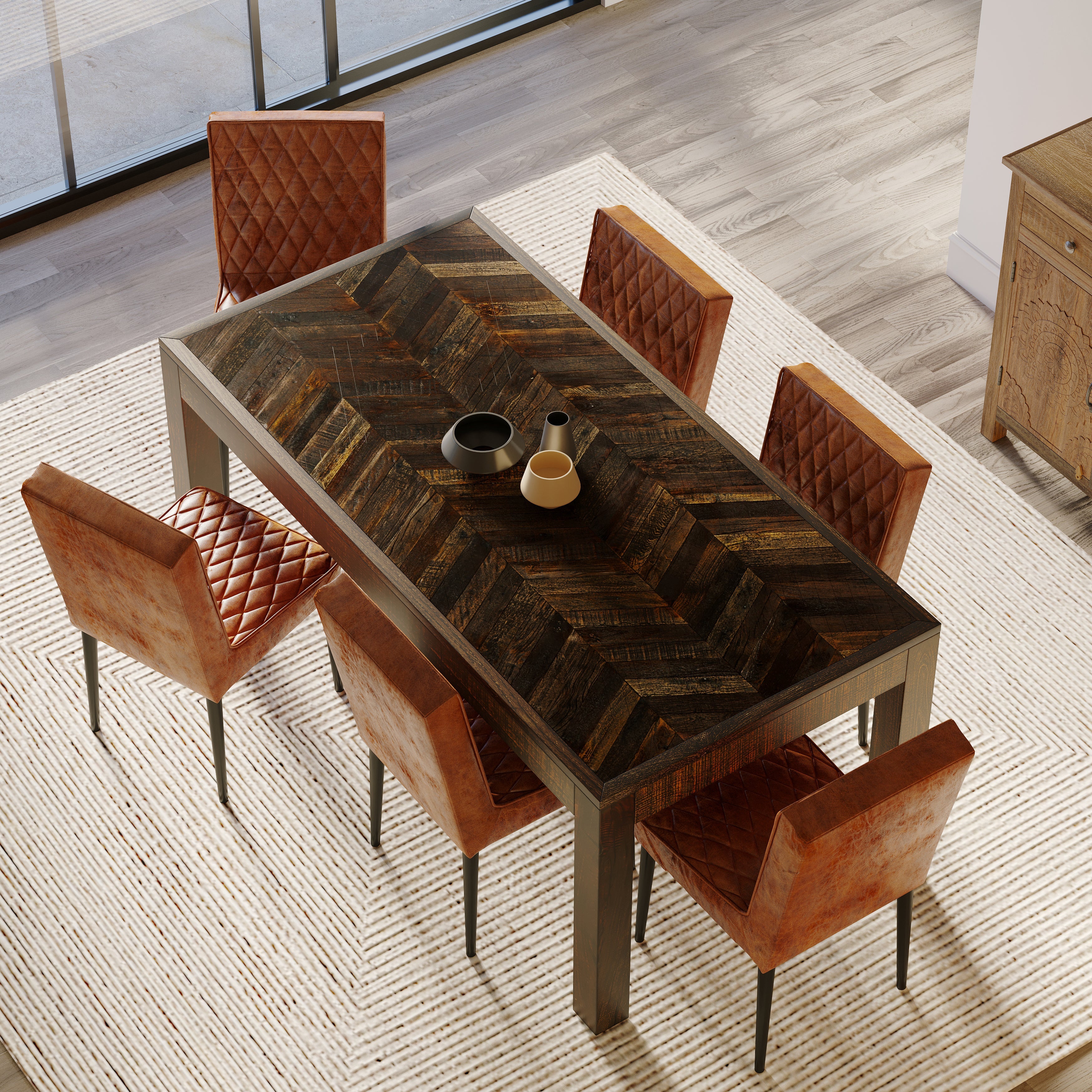 Dining Table and Chairs Sets | Wood Dining Room Table with Chairs